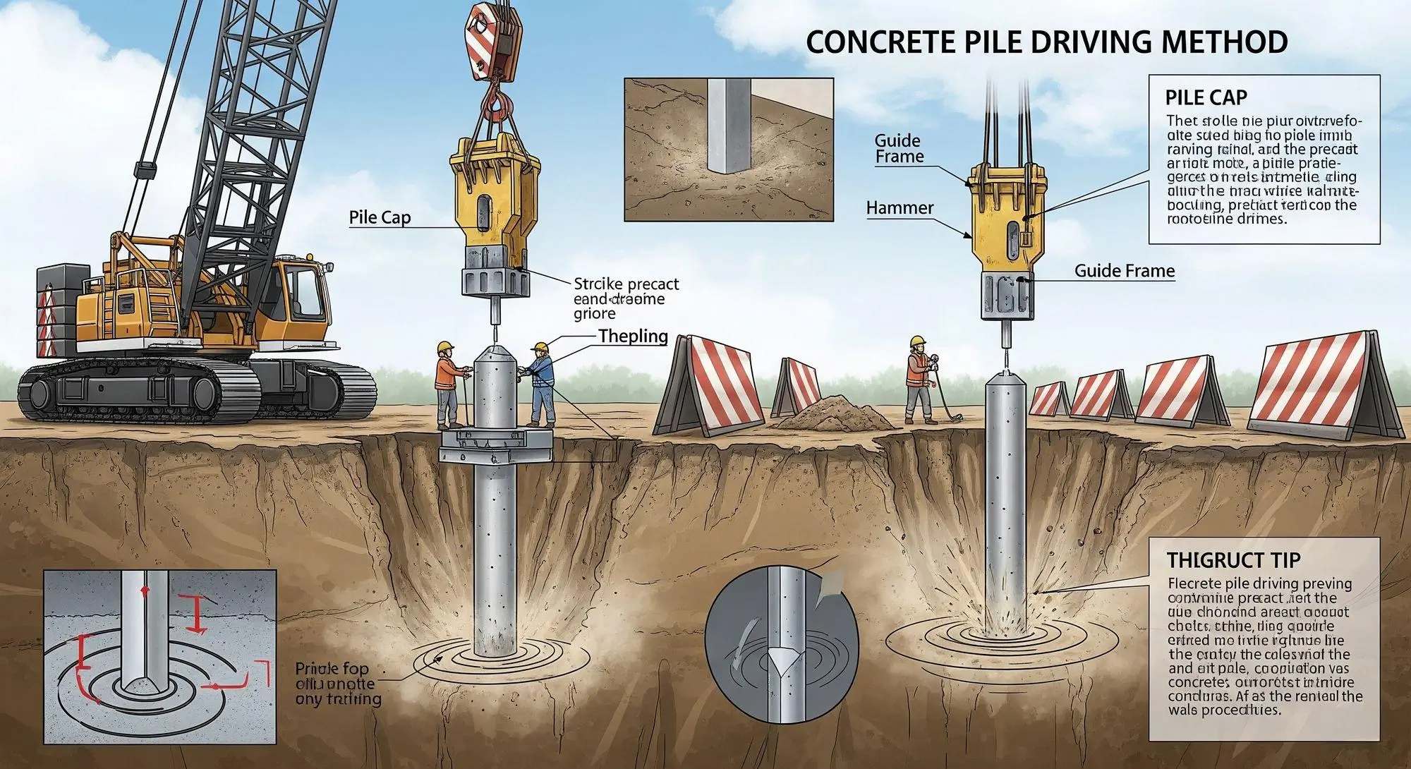 Mengenal Metode Pemancangan Beton Tiang Pancang
