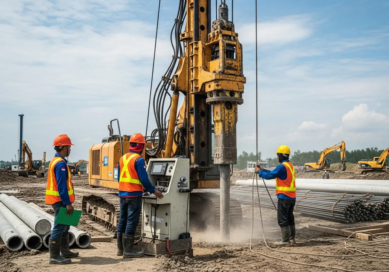 Memahami Metode Pekerjaan Tiang Pancang dari A-Z